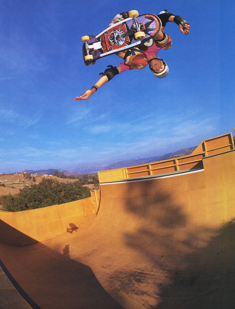 Tony Hawk Backside Ollie 1989 His Ramp – J. Grant Brittain Photos