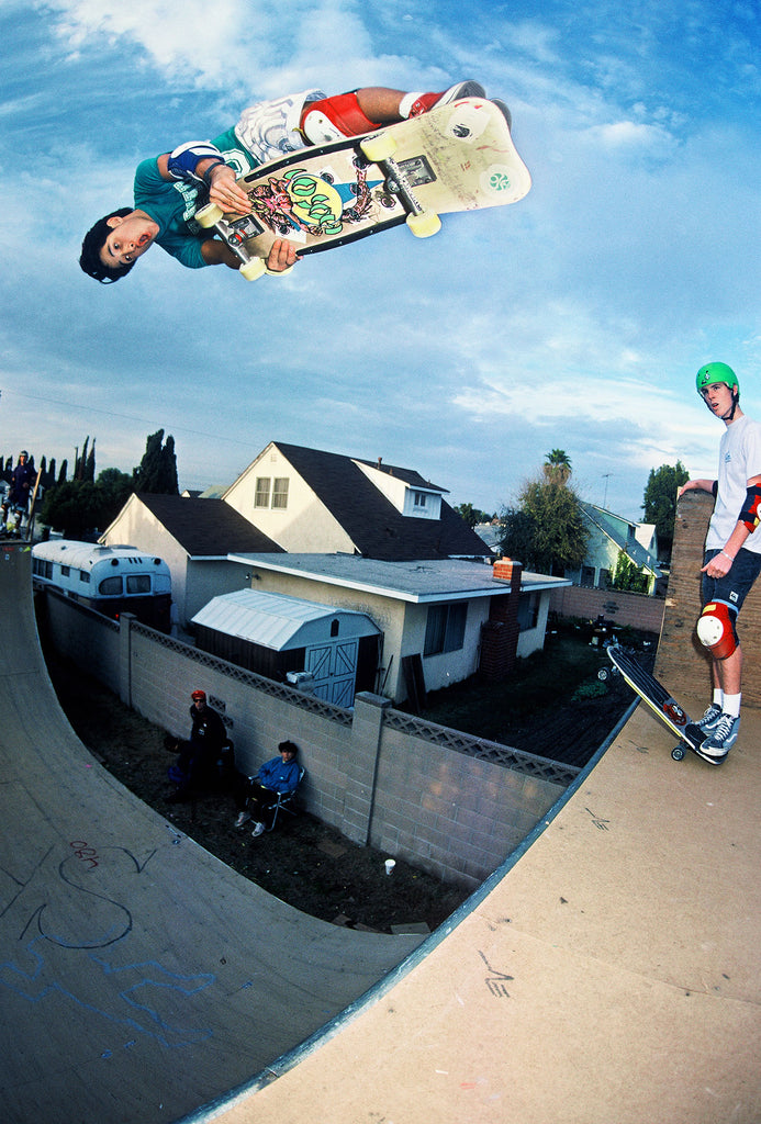 Christian Hosoi, Rocket Air, Westminster, 1985 – J. Grant Brittain Photos