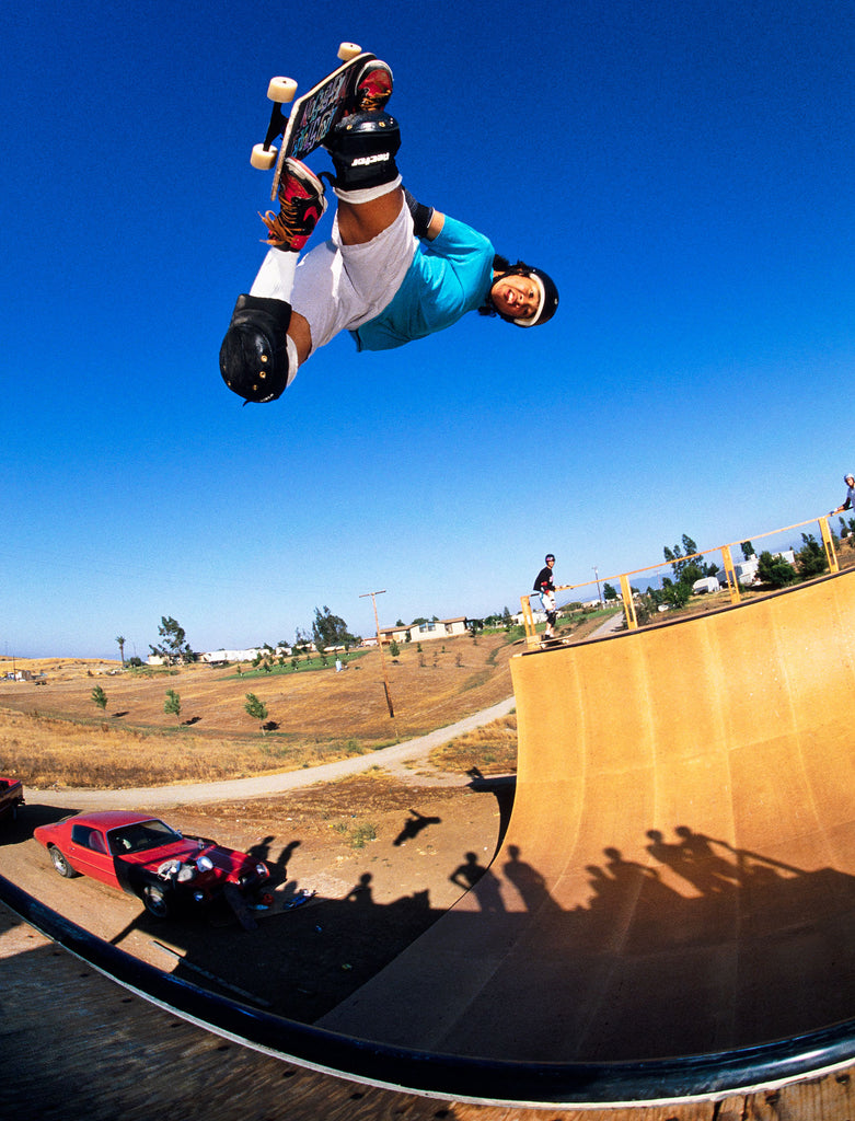 Adrian Demain Crooked Cop Temecula Ramp 1987 – J. Grant Brittain Photos
