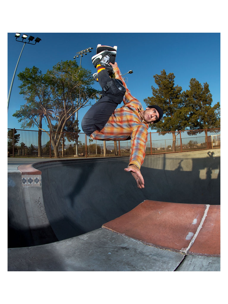 Lance Mountain Frontside Channel Invert Tucson – J. Grant Brittain Photos