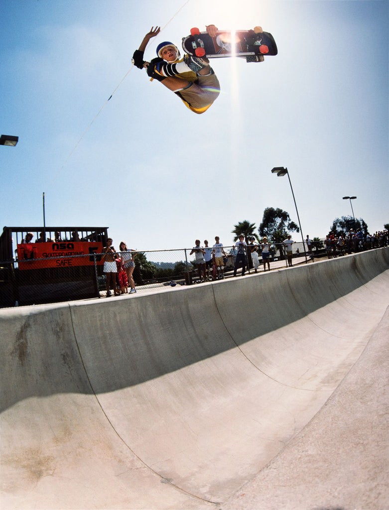Tony Hawk Frontside Air Del Mar Half Pipe 1984 – J. Grant Brittain Photos