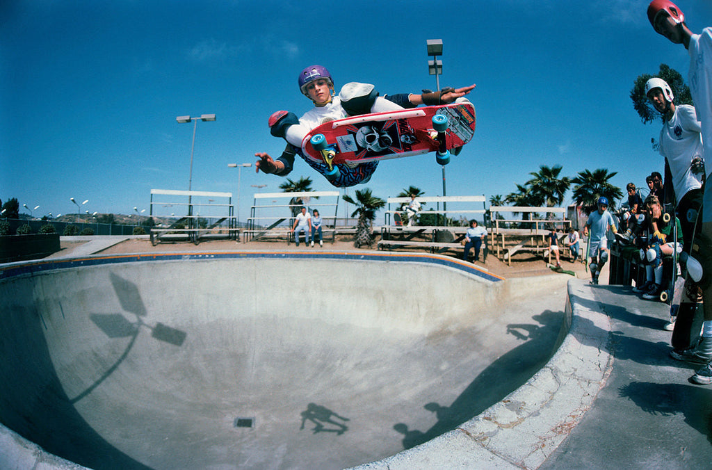 Tony Hawk Ollie Del Mar Skate Ranch 1985 – J. Grant Brittain Photos